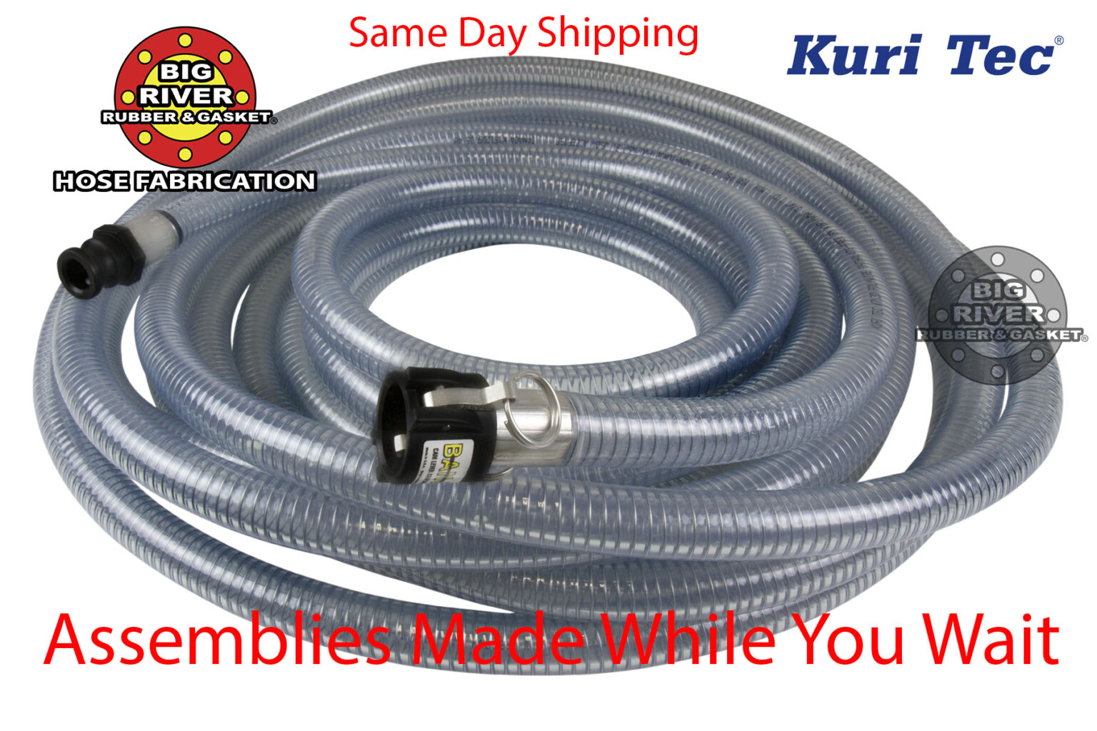 Kuriyama Kuri Tec® Polywire® Hose Assembly | Big River Rubber & Gasket