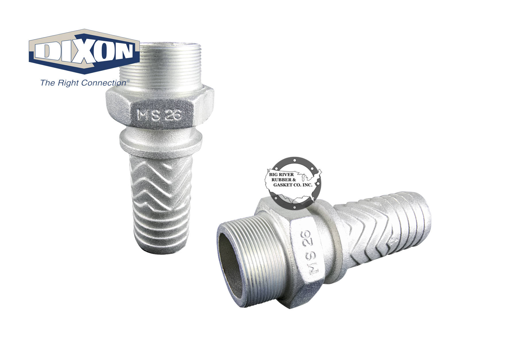 Dixon Boss™ Male Stem MS26 | Big River Rubber & Gasket