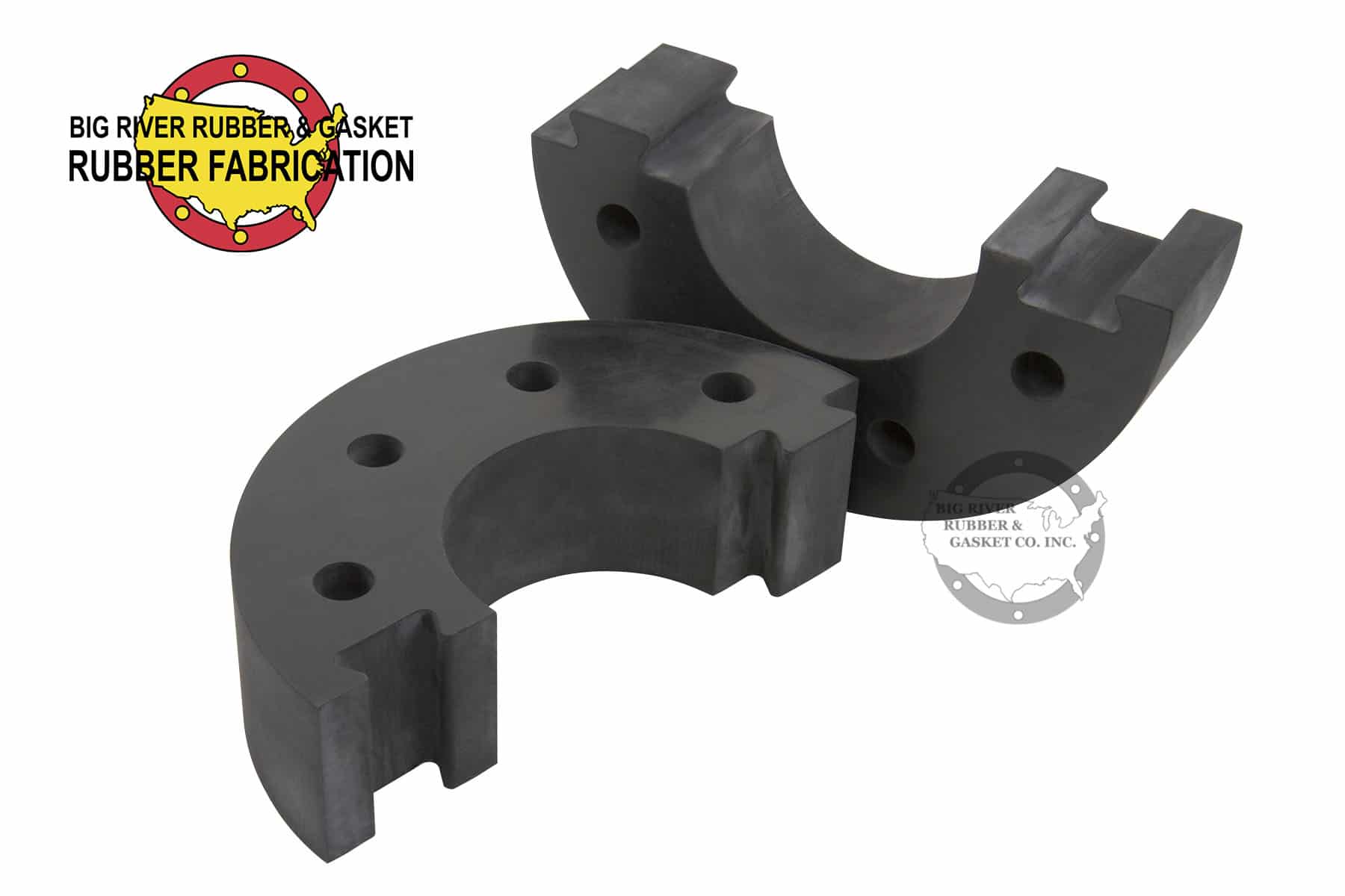 Neoprene 2″ Thick Full Face Gasket | Big River Rubber & Gasket