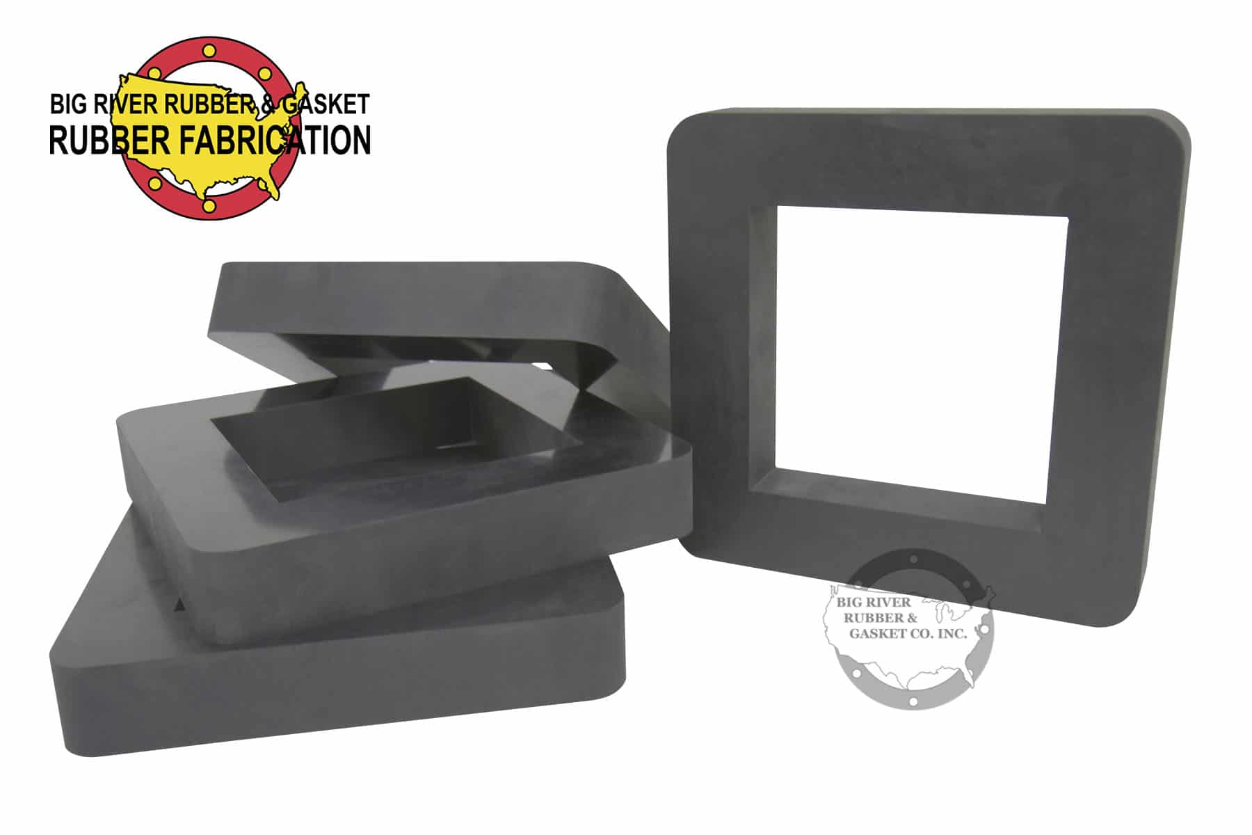 Neoprene 2″ Thick Full Face Gasket | Big River Rubber & Gasket