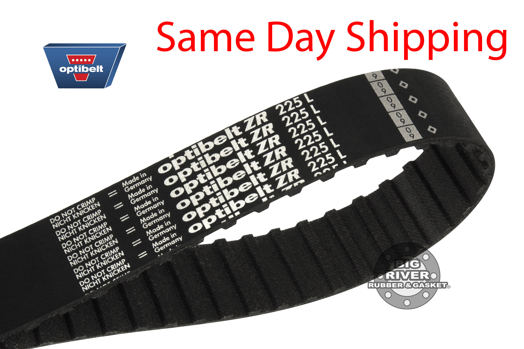 225L050 Timing Transmission Optibelt | Big River Rubber & Gasket
