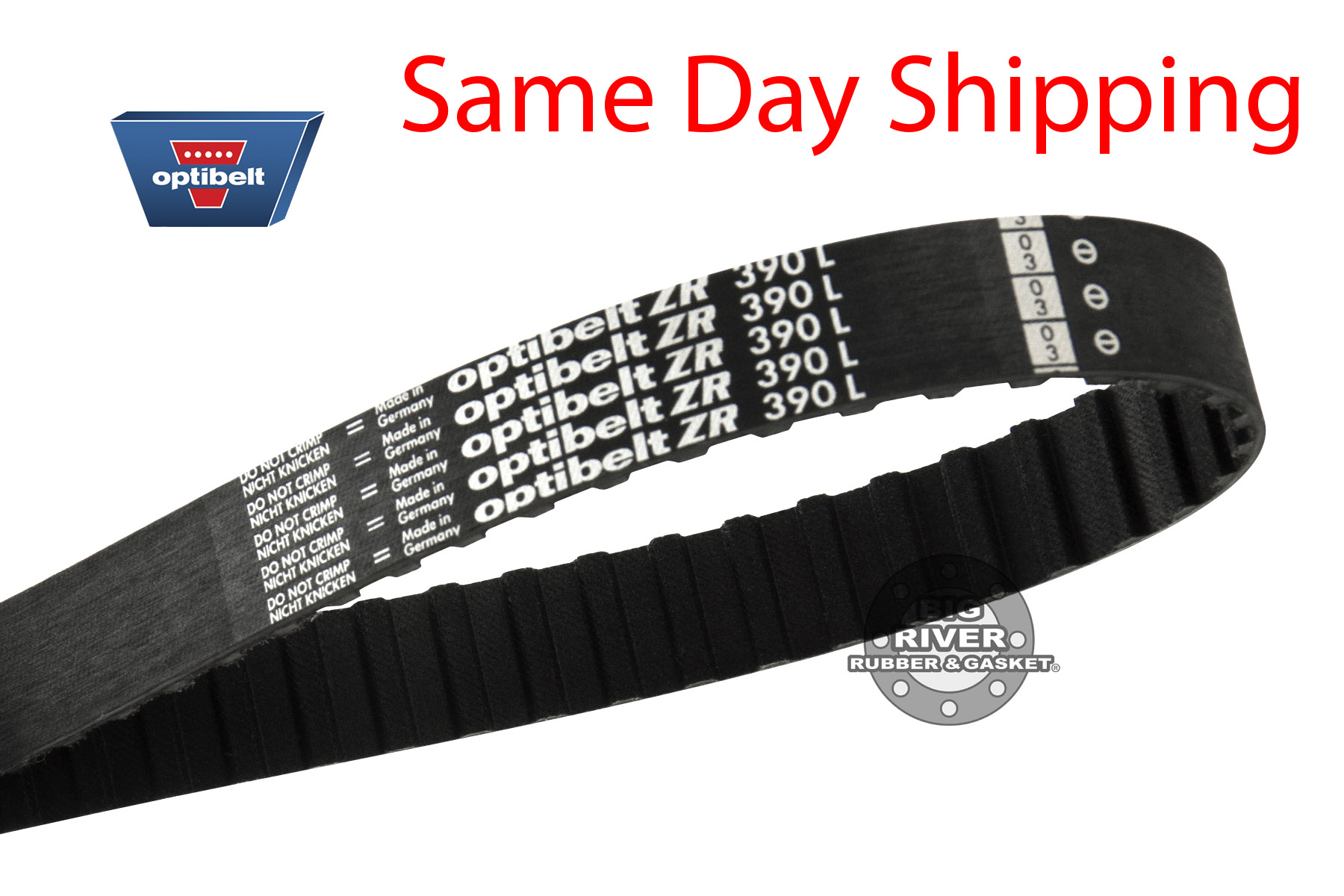 390L Timing Transmission Optibelt | Big River Rubber & Gasket