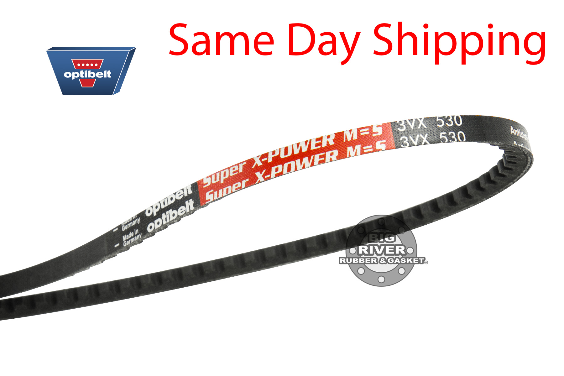 3VX530 Cogged V-Belt Optibelt | Big River Rubber & Gasket