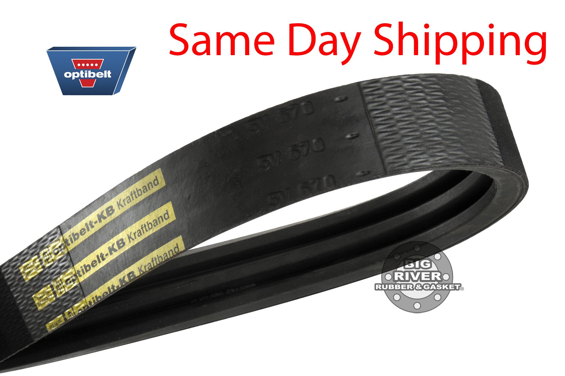 3/5V670 Banded V-Belt Optibelt | Big River Rubber & Gasket