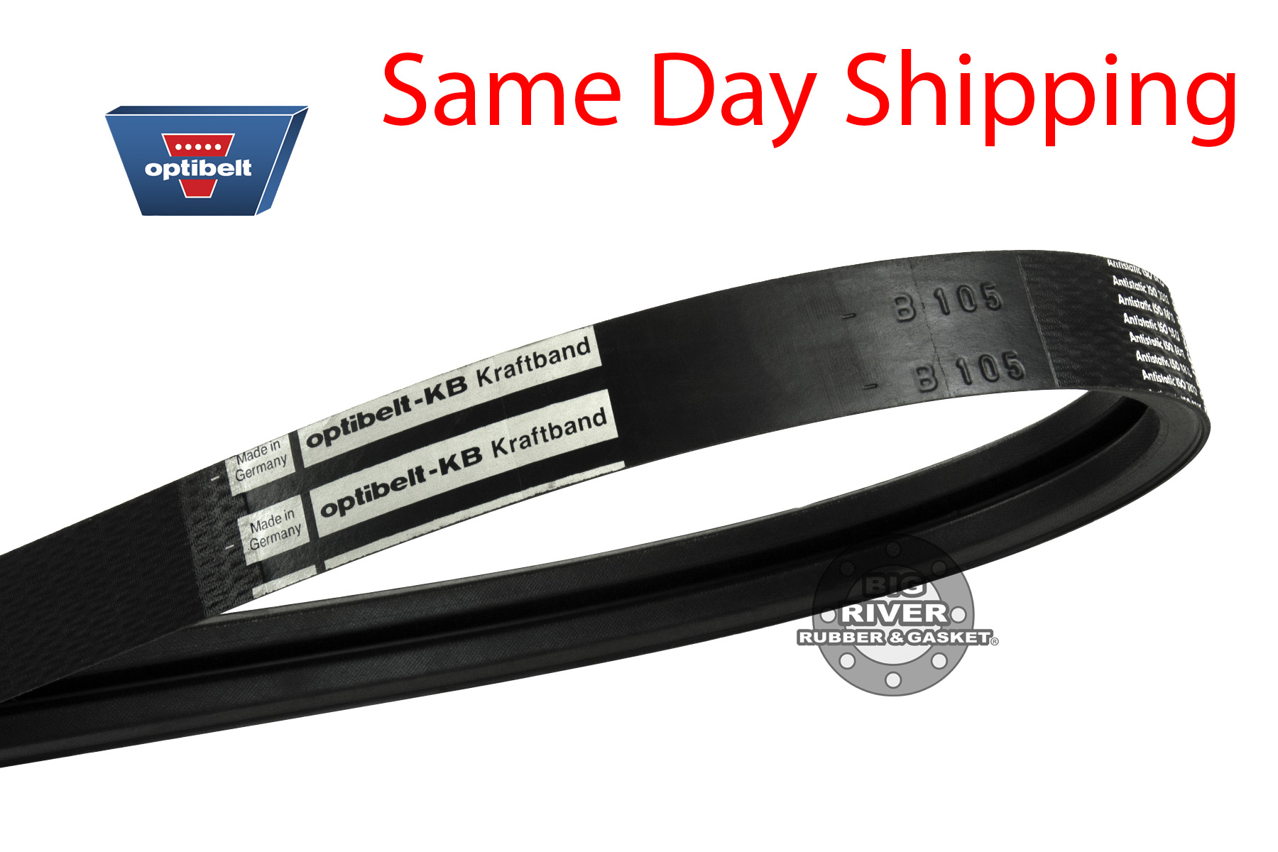 2/B105 Banded V-Belt Optibelt | Big River Rubber & Gasket