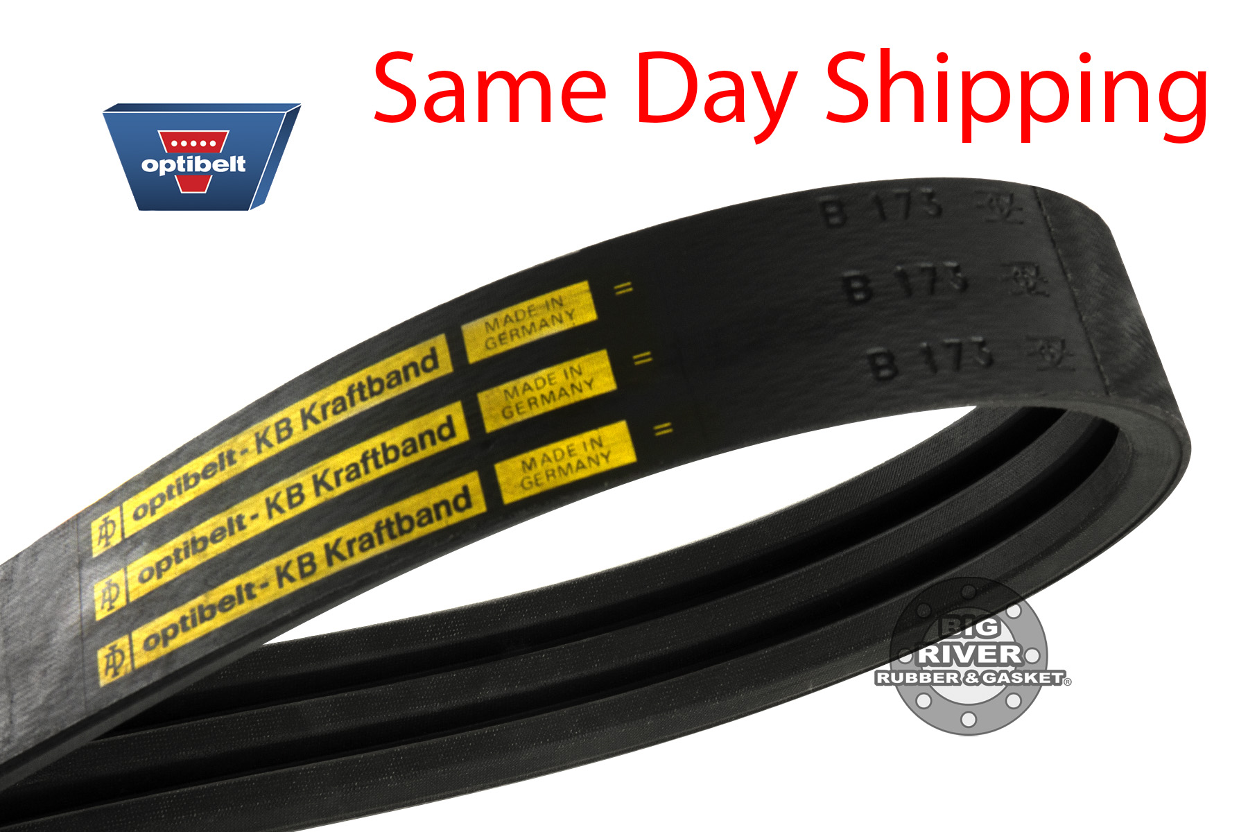 3/B173 Banded V-Belt Optibelt | Big River Rubber & Gasket
