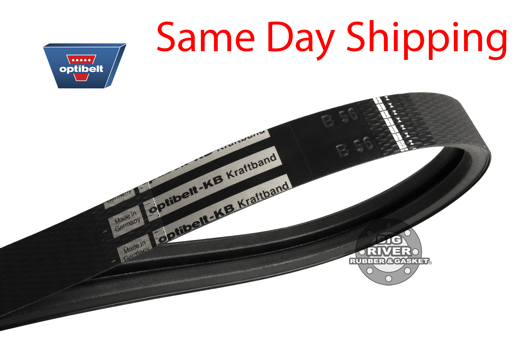 2/B56 Banded V-Belt Optibelt | Big River Rubber & Gasket