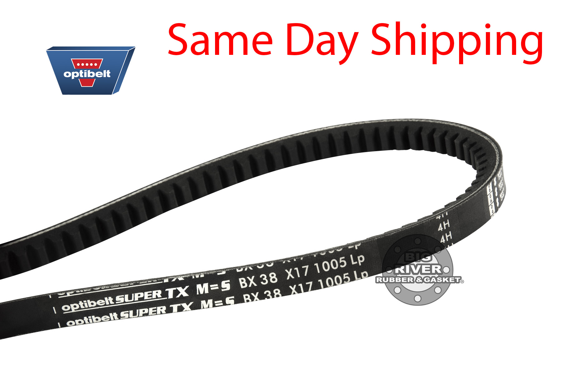 BX38 Cogged V Belt Optibelt | Big River Rubber & Gasket