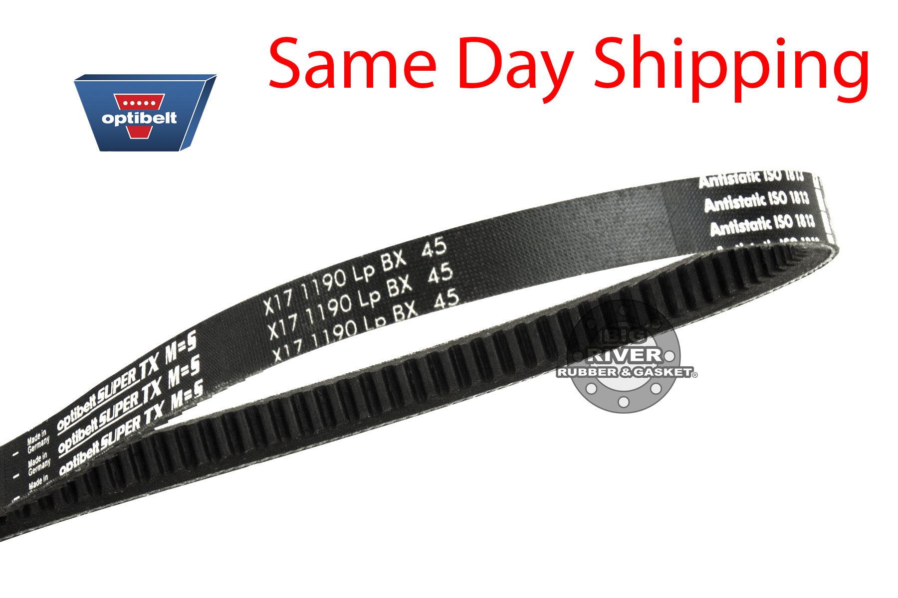 BX45 Cogged V Belt Optibelt | Big River Rubber & Gasket