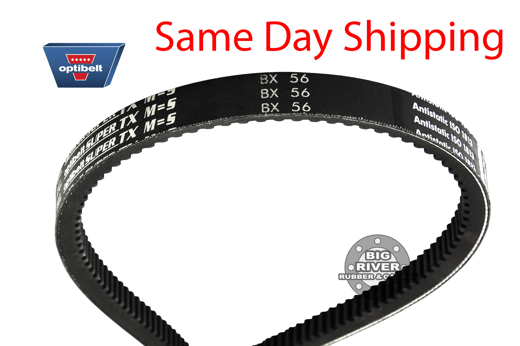 BX56 Cogged V Belt Optibelt | Big River Rubber & Gasket