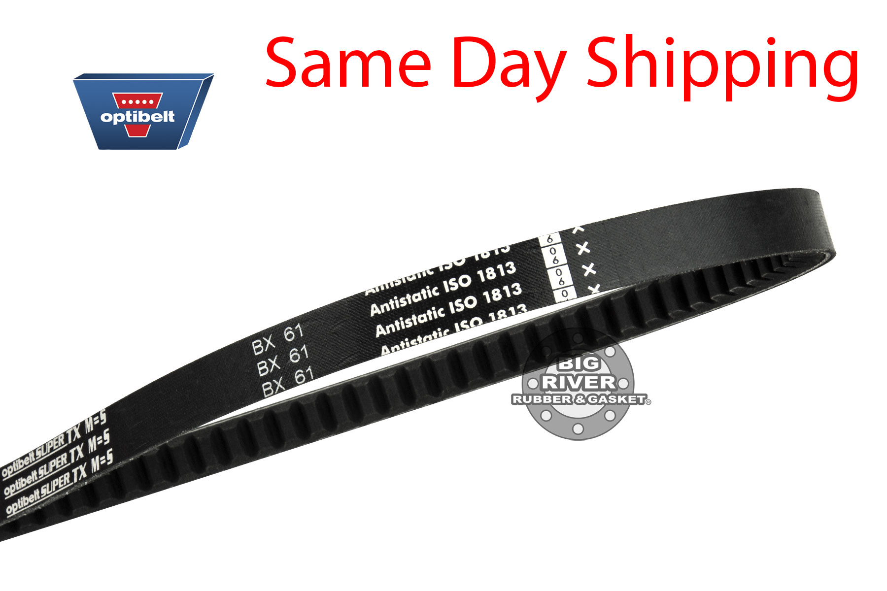 BX61 Cogged V Belt Optibelt | Big River Rubber & Gasket