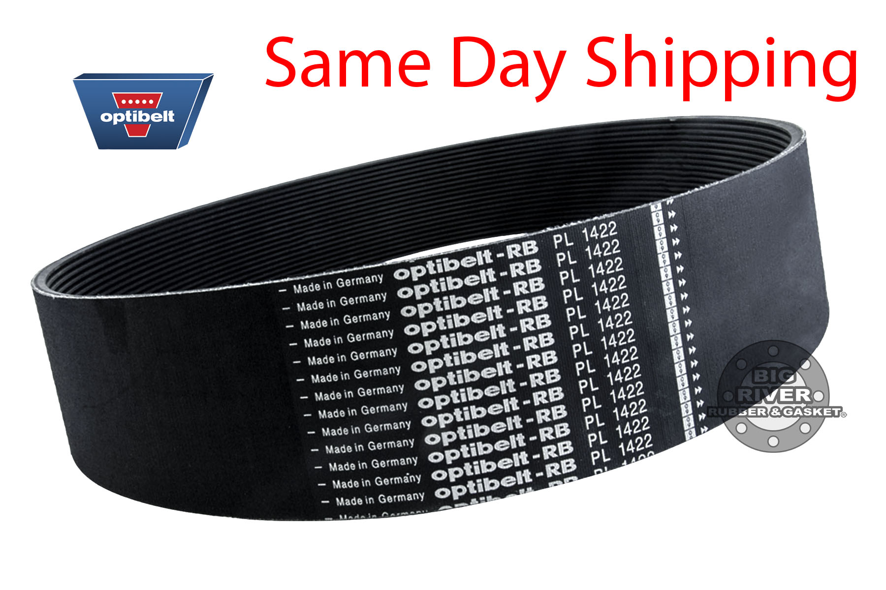 PL1422 Ribbed Transmission V Belt Optibelt | Big River Rubber & Gasket