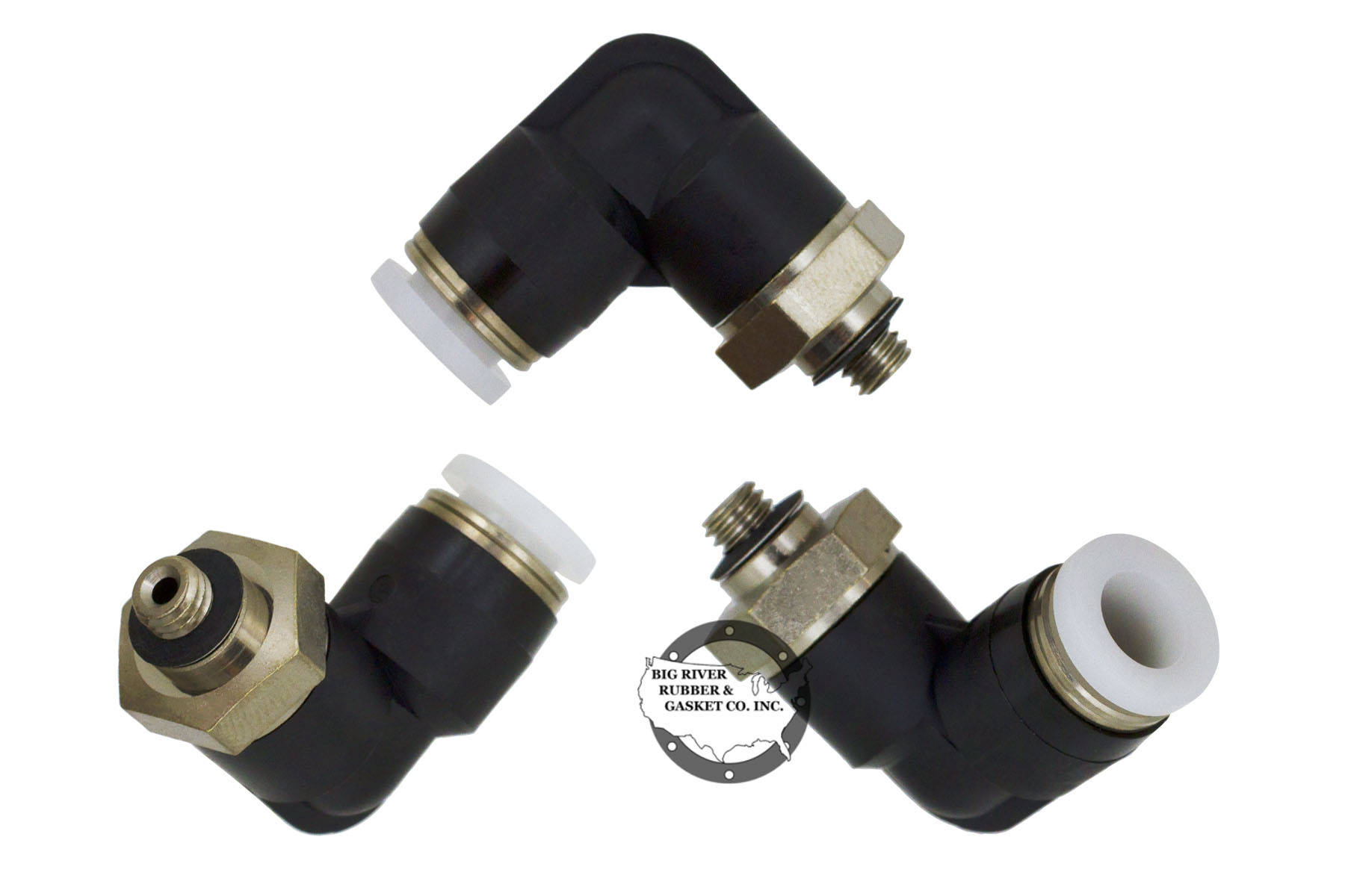 Pisco Elbow Tube Fitting POC PL 1/4-U10U | Big River Rubber & Gasket