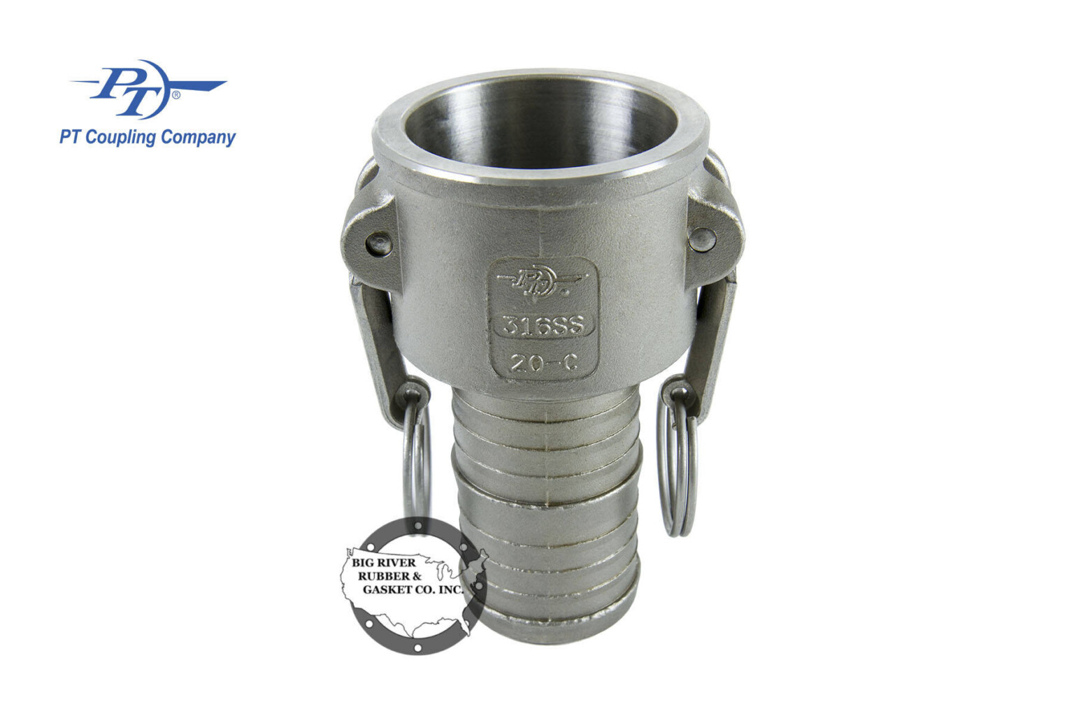 PT Coupling Stainless Steel Coupler 20C | Big River Rubber & Gasket