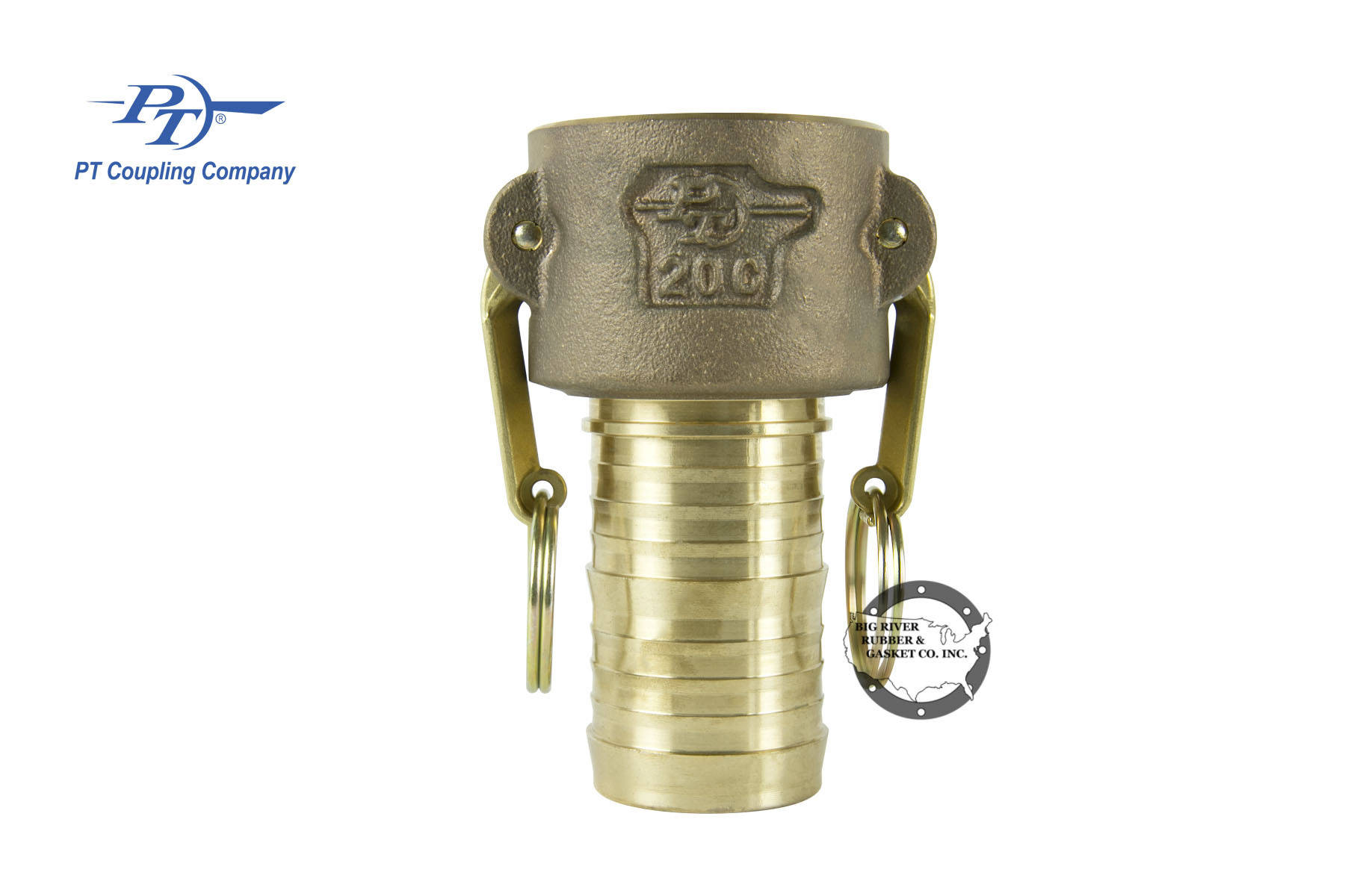 PT Coupling Brass Coupler 20C | Big River Rubber & Gasket