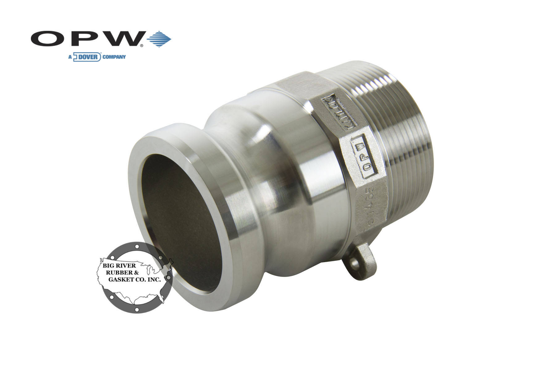 OPW® Kamlok® Male Adapter 633F-SS20 | Big River Rubber & Gasket