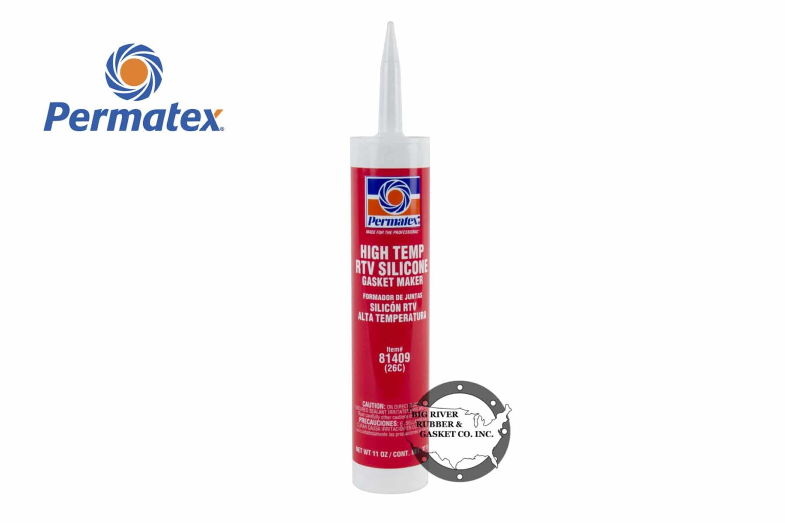 Permatex High Temp RTV Silicone #81409 | Big River Rubber & Gasket