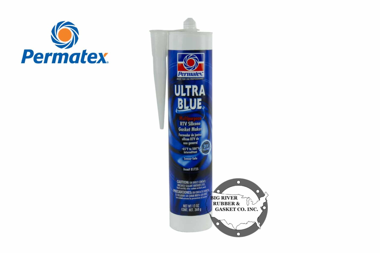 Permatex Ultra Blue RTV Silicone #81725 | Big River Rubber & Gasket