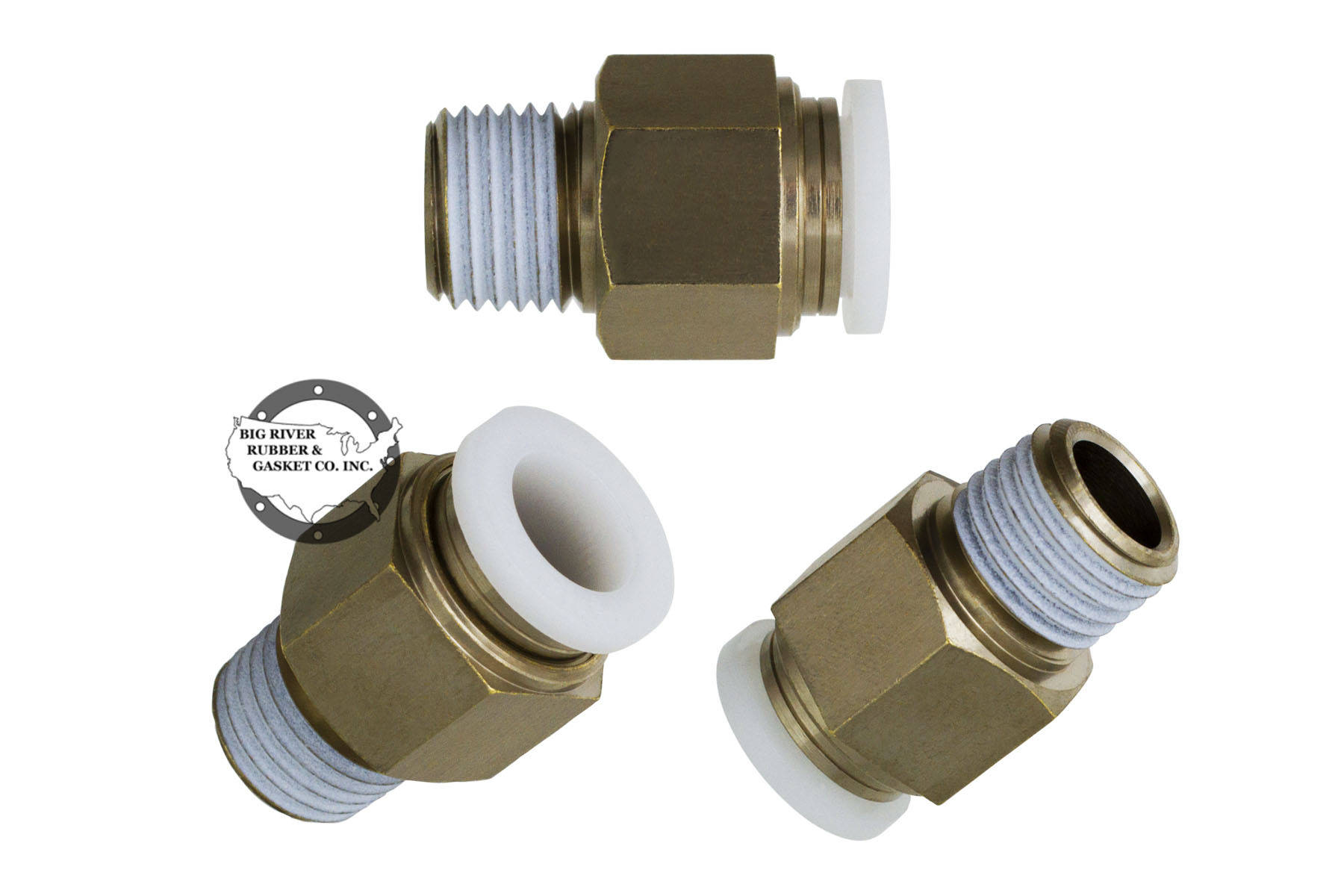 Pisco Straight Tube Fitting PC 3/8-N2U | Big River Rubber & Gasket