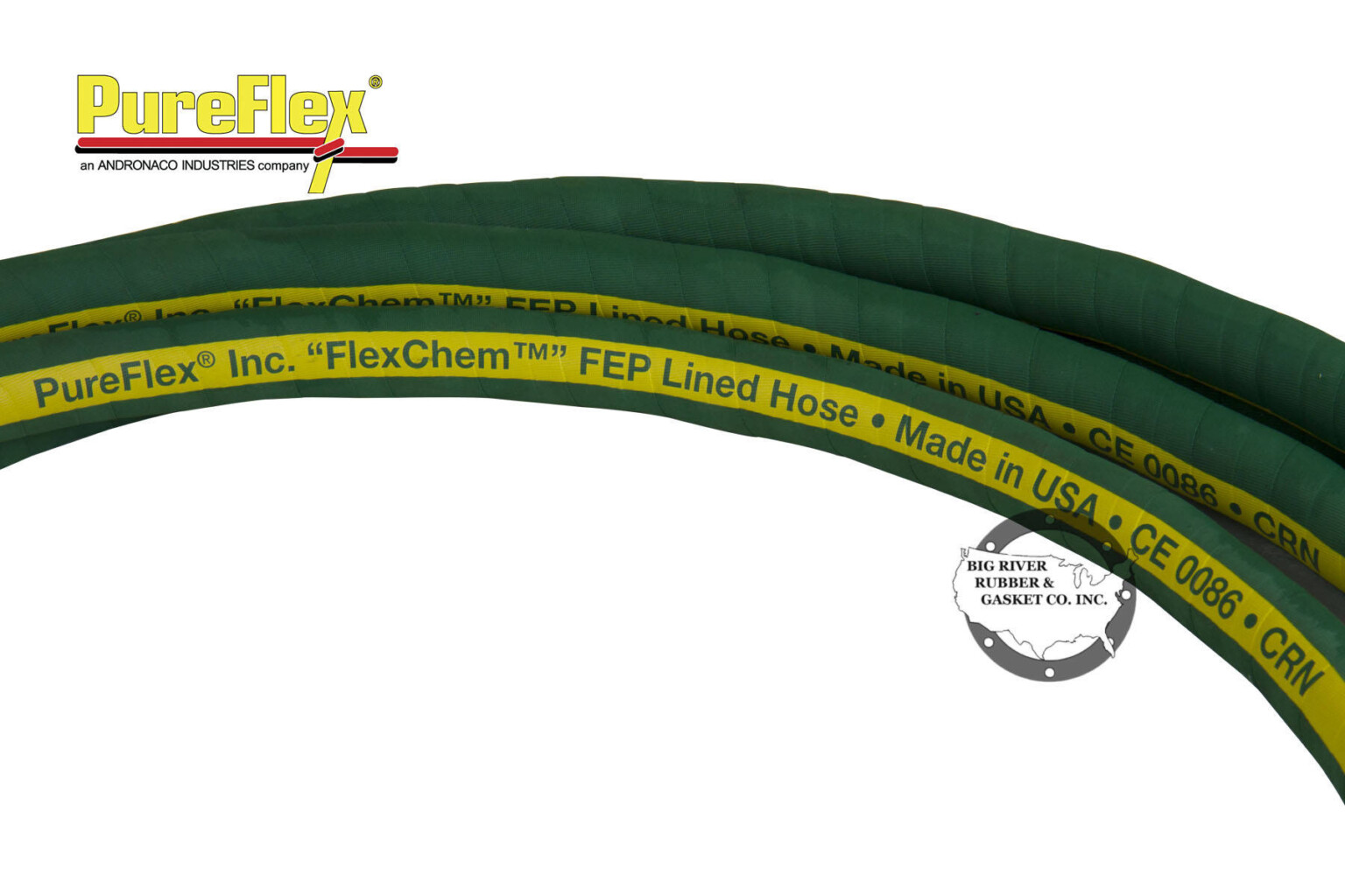 Pureflex® FlexChem® Chemical Hose CE 0086 | Big River Rubber & Gasket