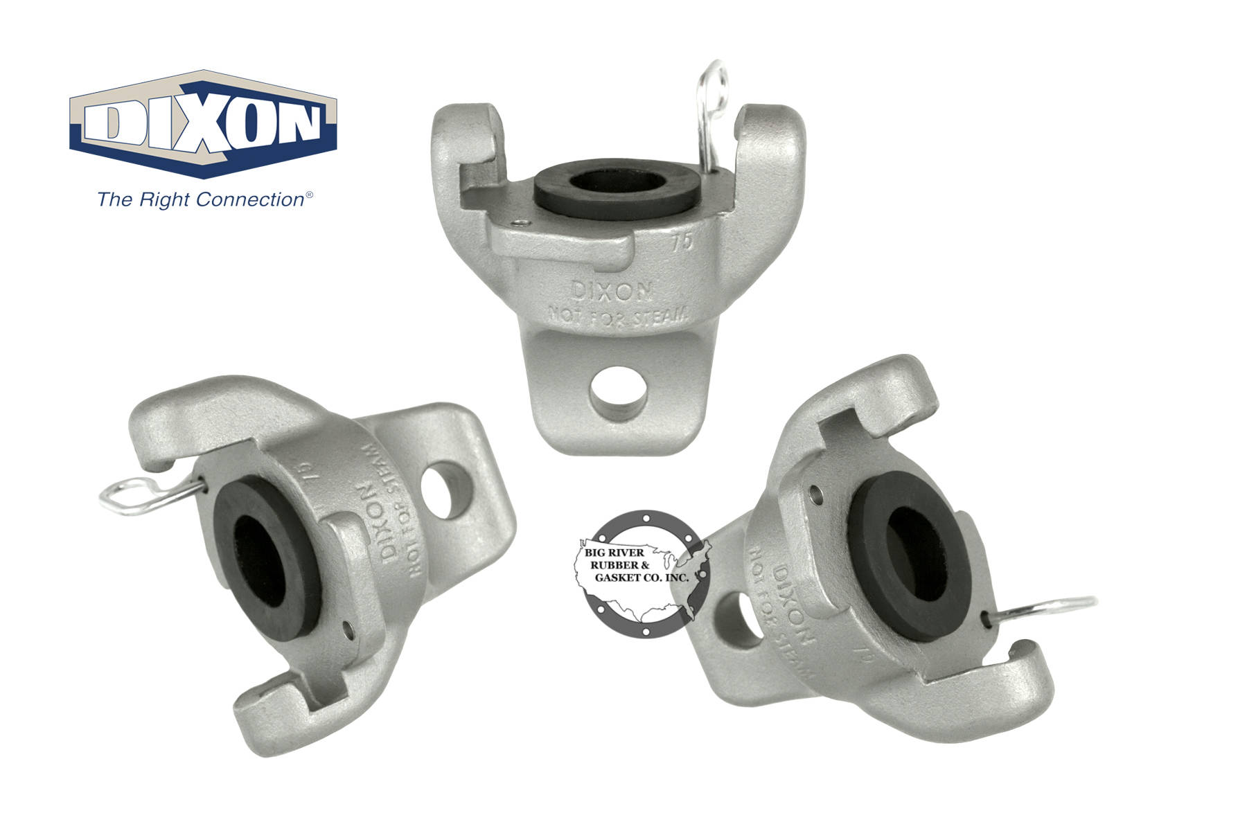 Dixon Air King™ Blank End Stainless Steel RAM0 | Big River Rubber & Gasket