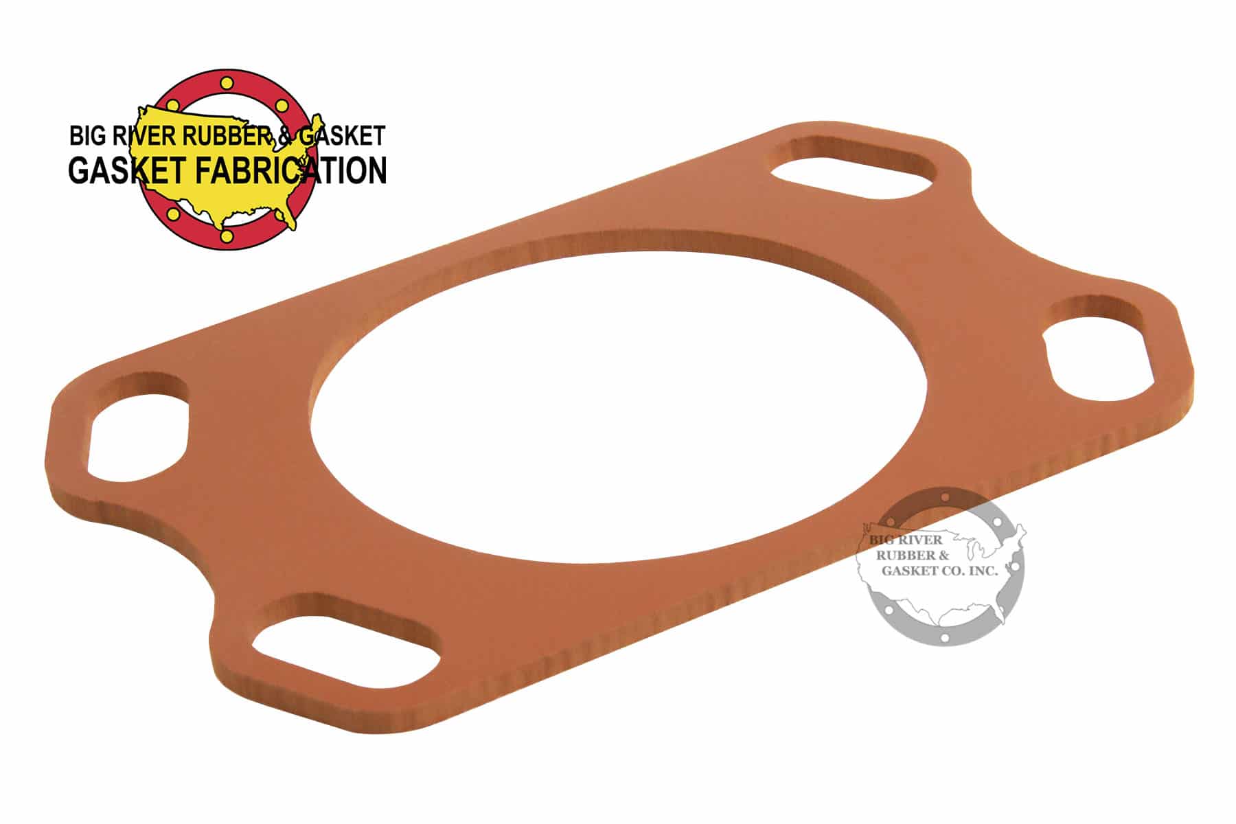 Custom Red Rubber Gasket | Big River Rubber & Gasket