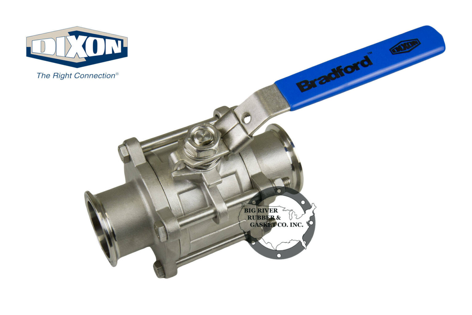 Dixon Bradford Sanitary Ball Valve | Big River Rubber & Gasket