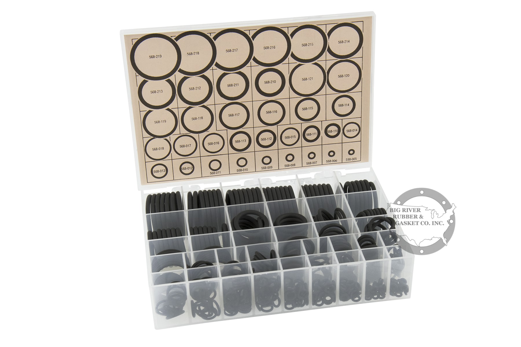 Viton Standard 36 Sizes -005 to -219 O-Ring Kit K436X36F75 (Pack of 436 ...