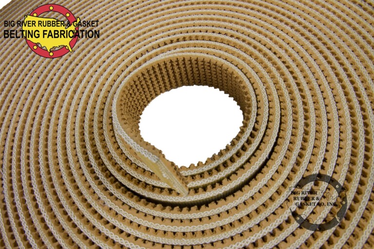 Tan Rubber Roughtop Belt | Big River Rubber & Gasket