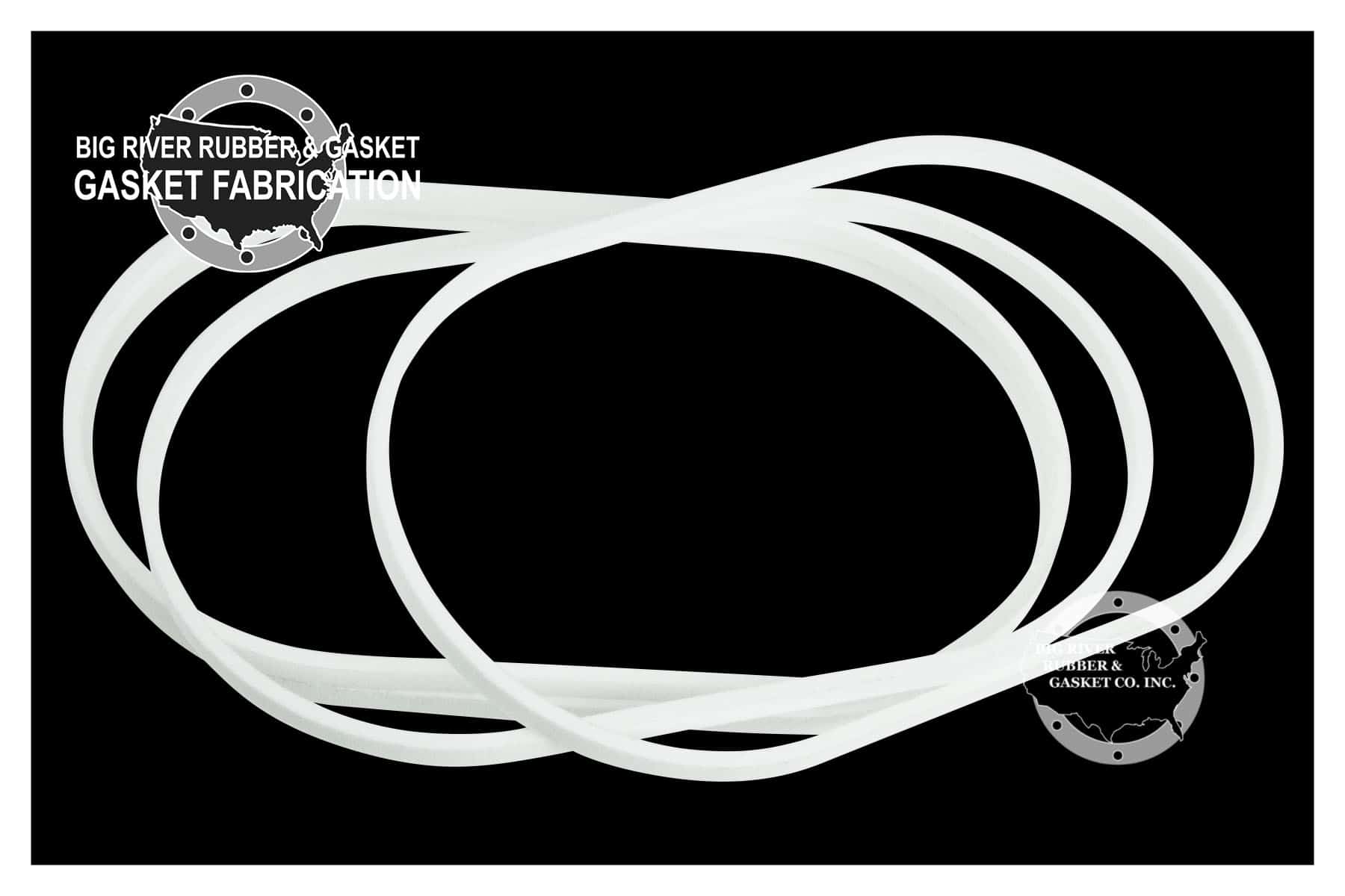 Obround Gaskets Custom Teflon 1/4″ Thick | Big River Rubber & Gasket