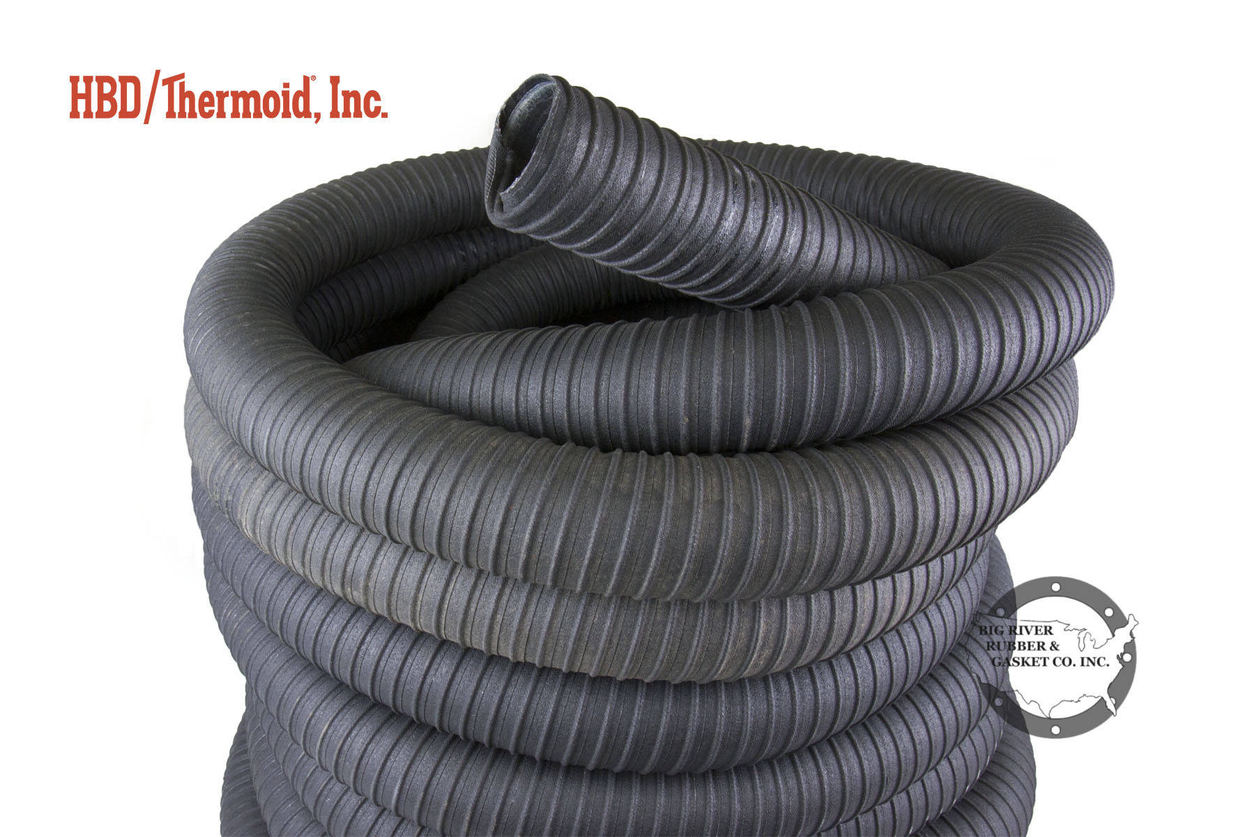 HBD/Thermoid Tuftex DC Ducting Hose | Big River Rubber & Gasket