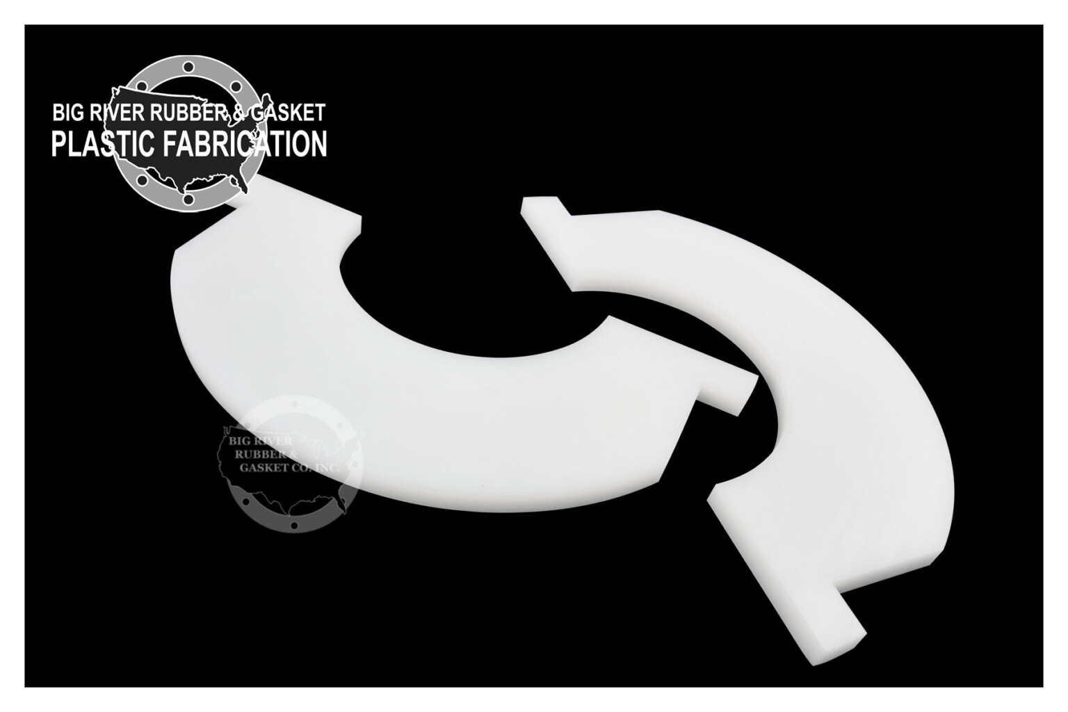 Custom UHMW Slinger Part 1/2″ Thick | Big River Rubber & Gasket