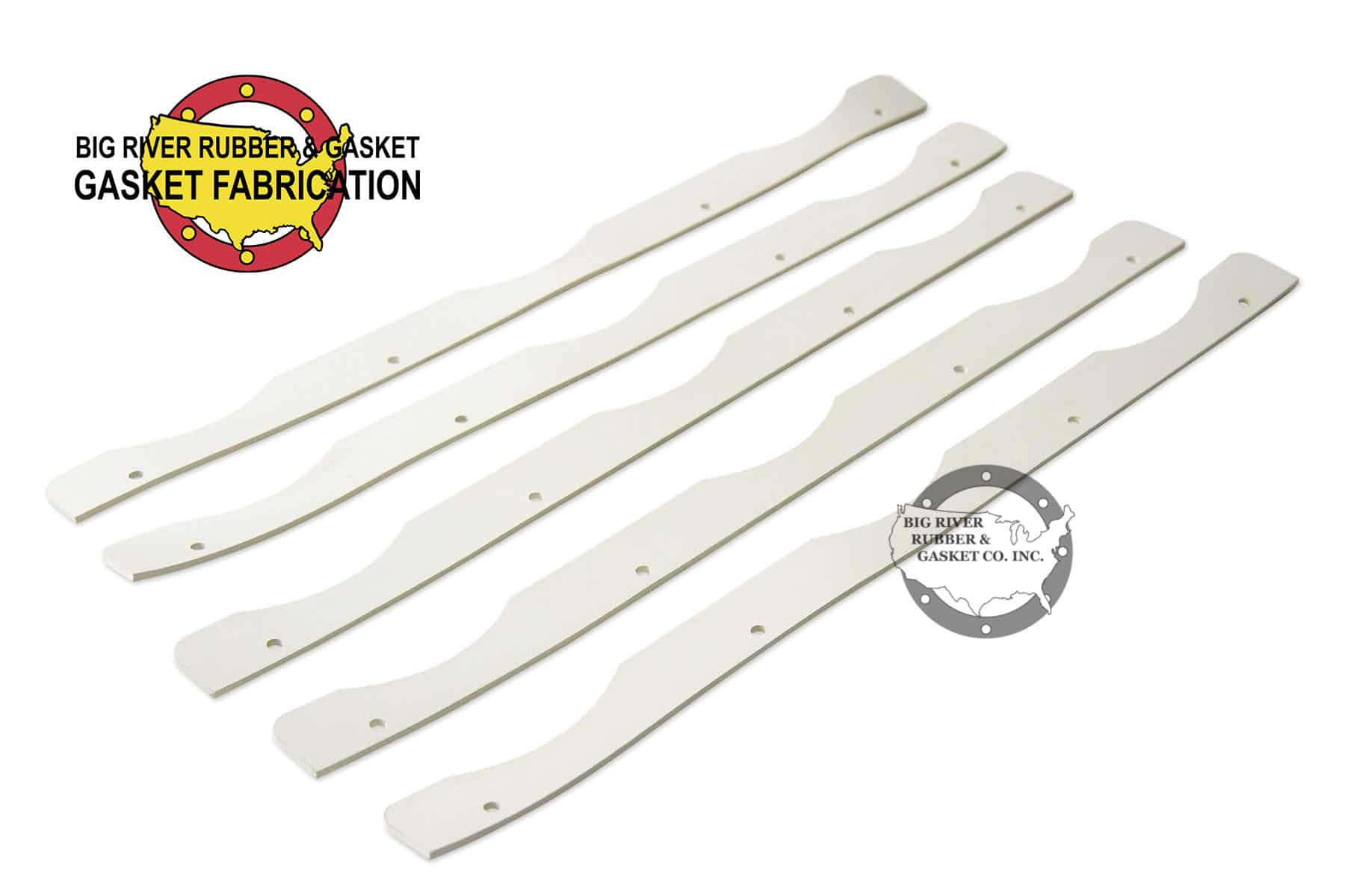 White Nitrile Gaskets – Custom Made – 1/16″ Thick | Big River Rubber ...