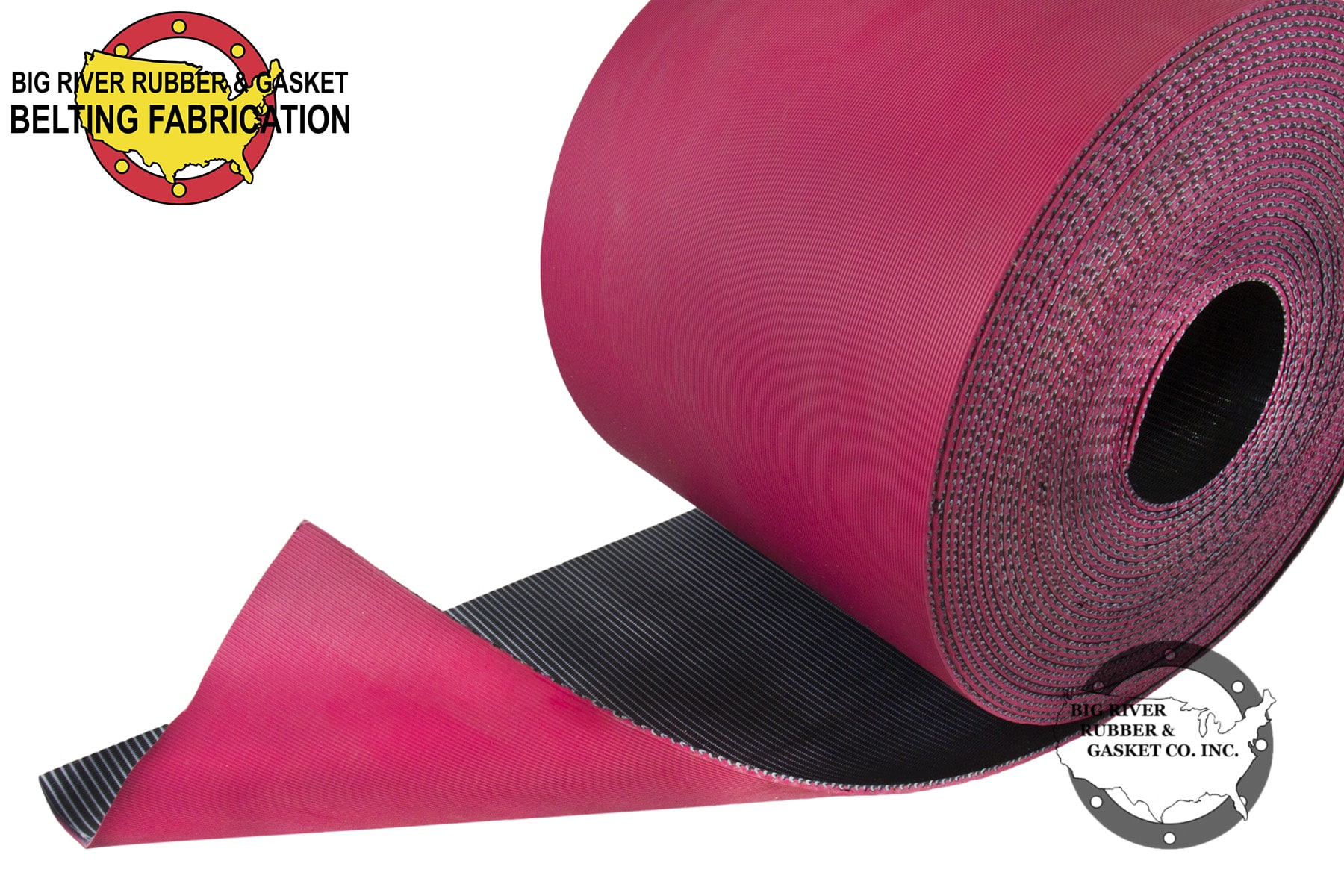 ZipLink Natural Rubber Ribbed Belt | Big River Rubber & Gasket