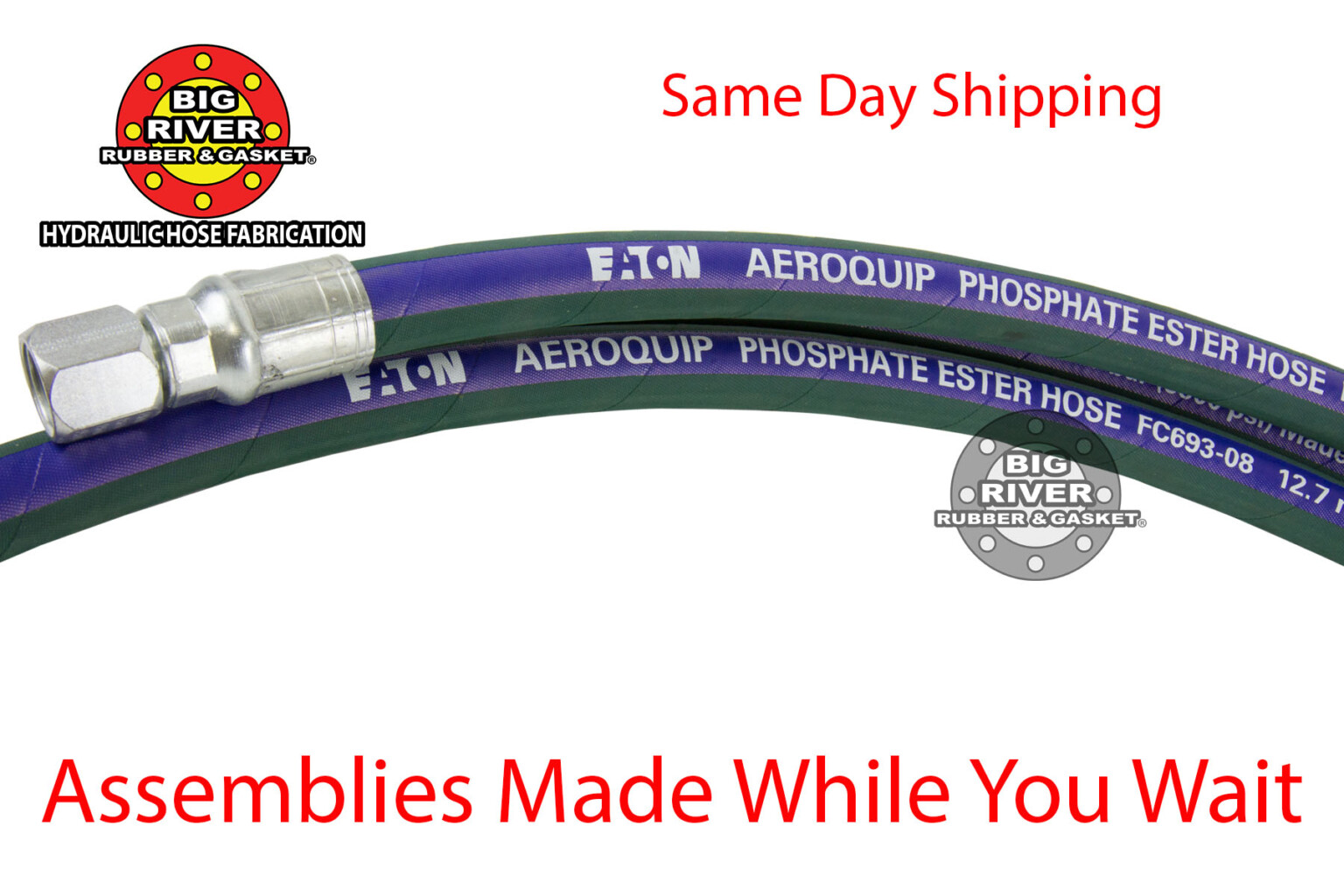 Eaton Aeroquip® Phosphate Ester Hose Assembly | Big River Rubber & Gasket