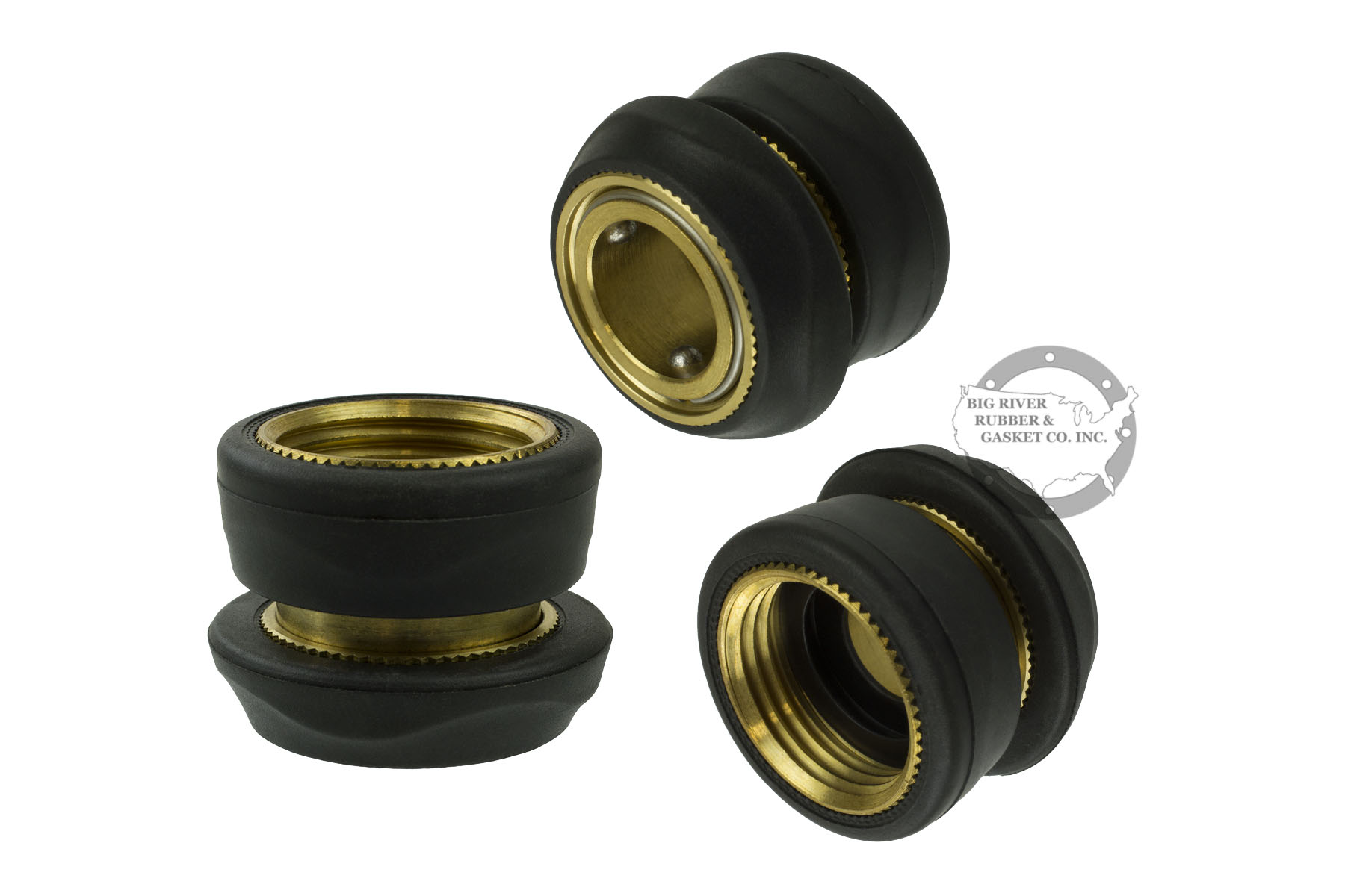 Gilmour® Brass Female Quick Connector 09QCF | Big River Rubber & Gasket
