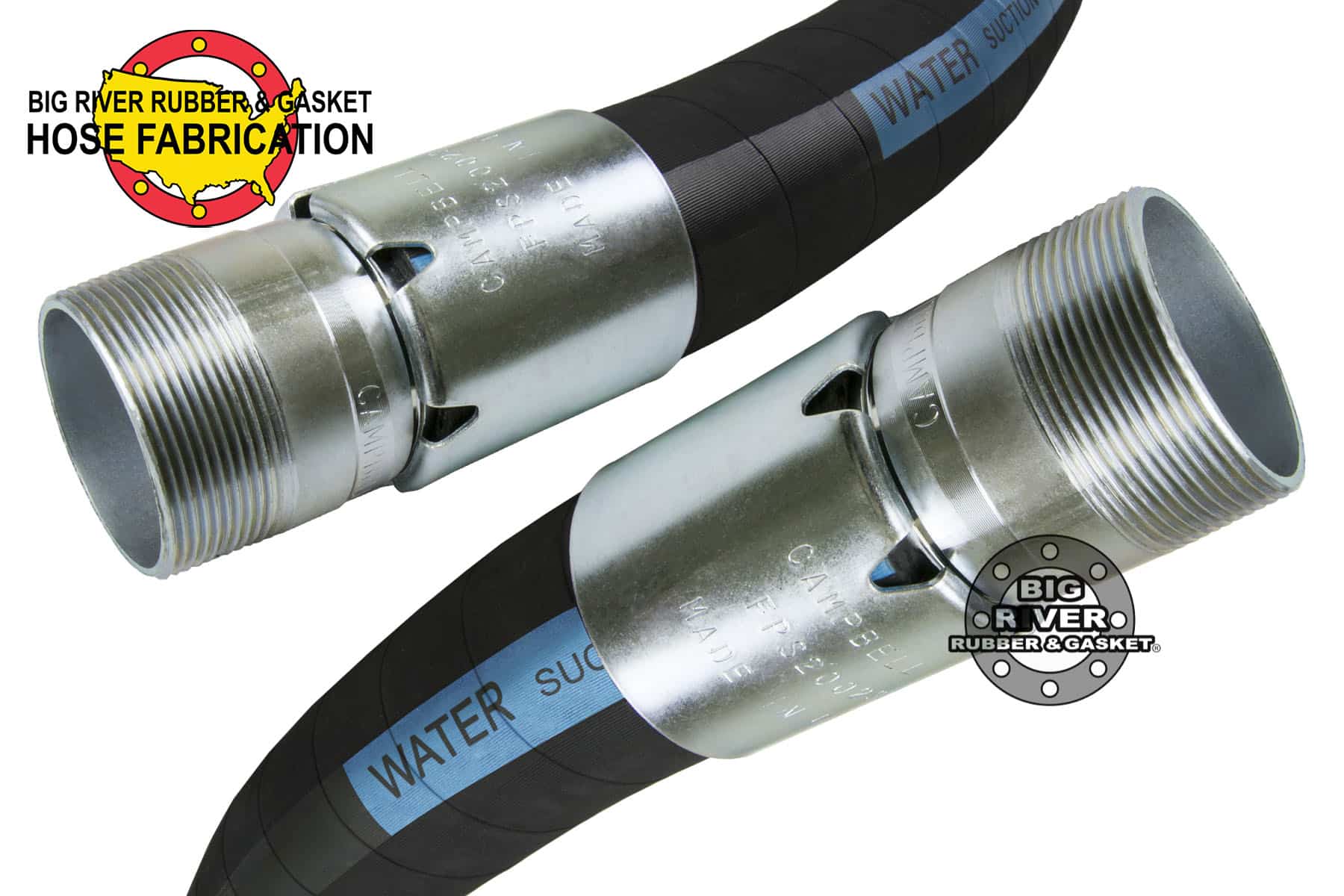 Danfoss® Water Suction Hose Assembly | Big River Rubber & Gasket