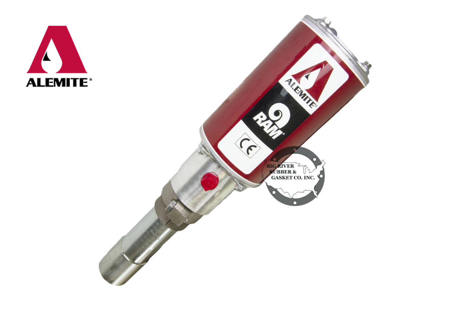 Alemite Stub Pump-Pneumatic RAM Stationary | Big River Rubber & Gasket