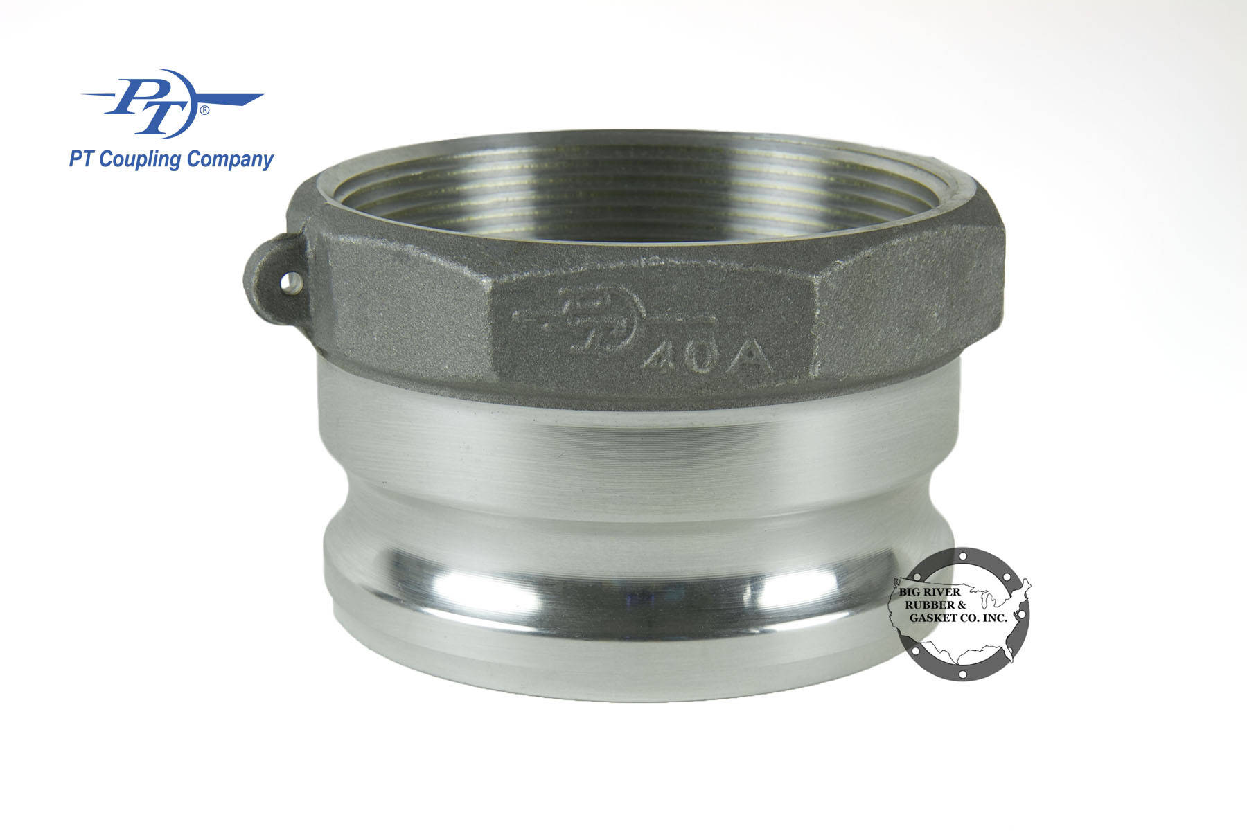 PT Coupling Stainless Steel Adapter 40A | Big River Rubber & Gasket